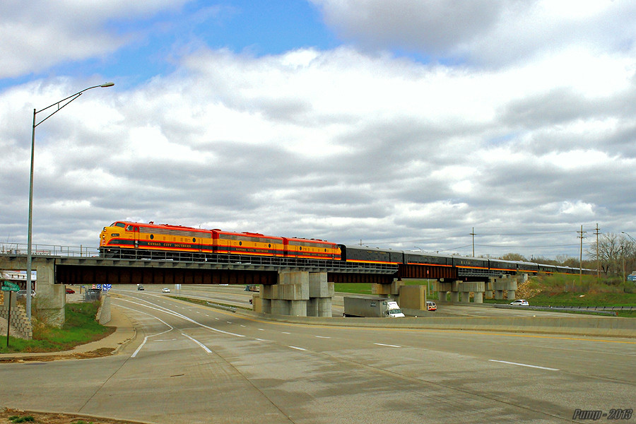Southbound KCS Special Business Train - The Southern Belle